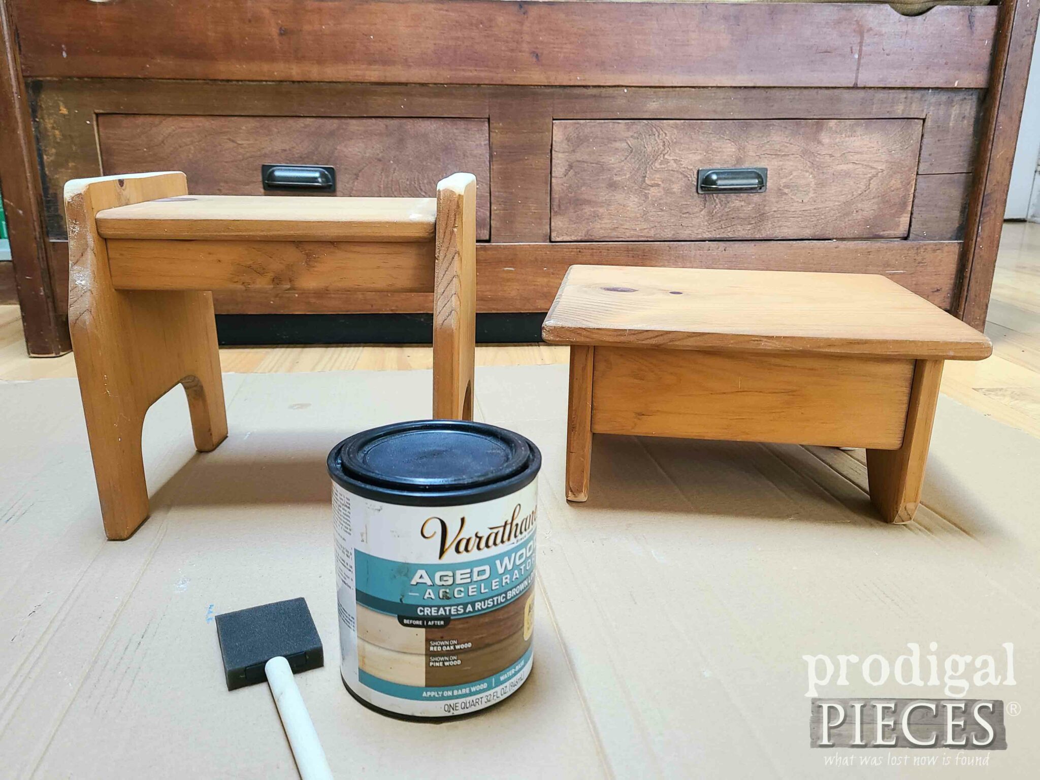Farmhouse Step Stools from 80's Table - Prodigal Pieces