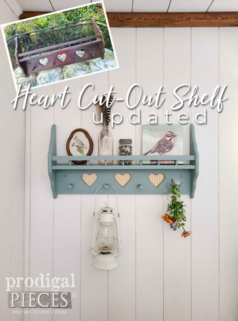 Heart Cut-Out Shelf Update - Prodigal Pieces