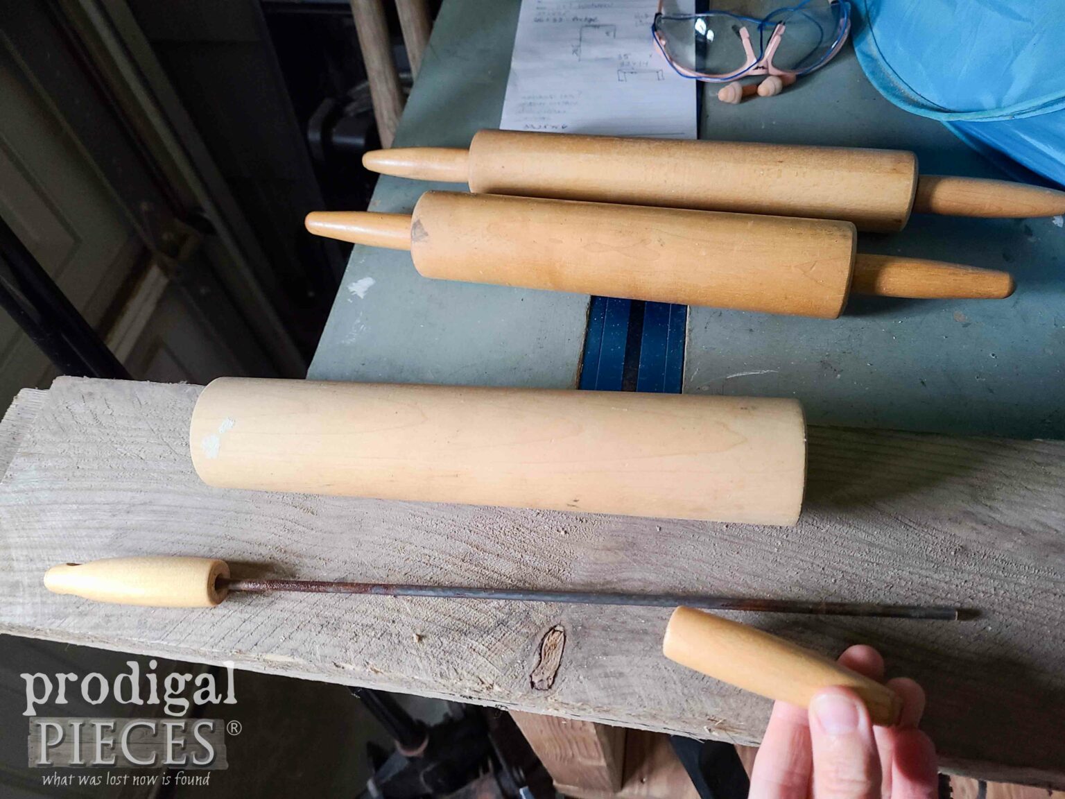 Repurposed Rolling Pins - Prodigal Pieces