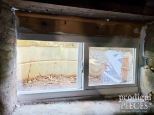 Replacing my Basement Window - FINALLY - Prodigal Pieces