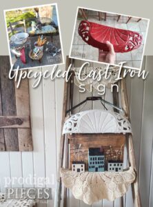Upcycled Cast Iron Sign - Prodigal Pieces