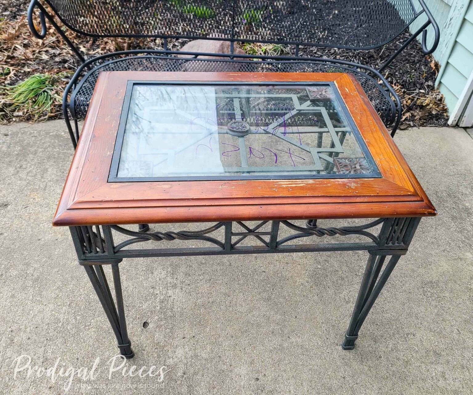 Glass Side Table Rescue - Prodigal Pieces