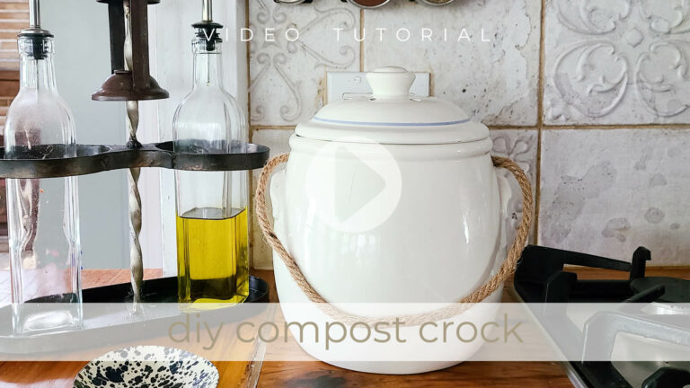 DIY Compost Crock - Prodigal Pieces